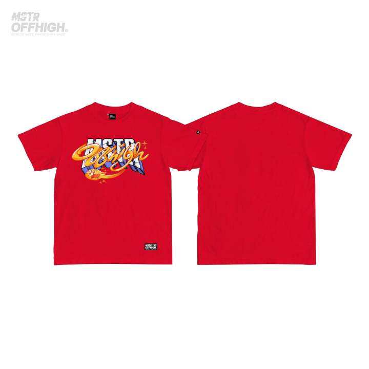 OFFHIGH X MSTR COMET RED TSHIRT | Lazada PH