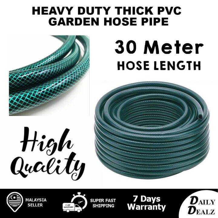 High Quality 30M PVC Heavy Duty Garden Hose / Paip Getah Kualiti Tinggi ...