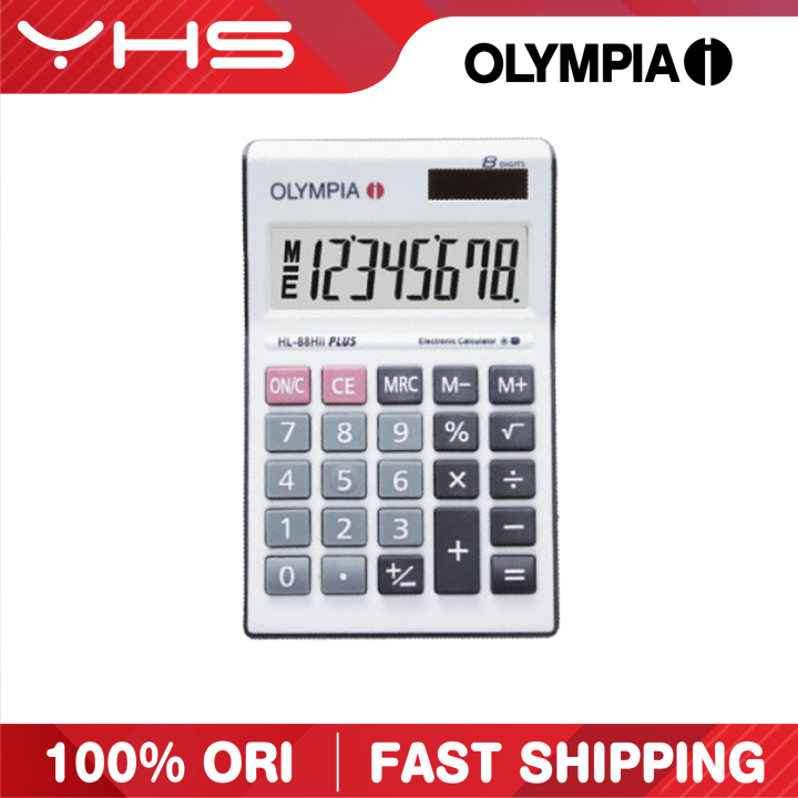 [German brand] Olympia HL-88Hii plus 8-digits mini desktop (palm size ...