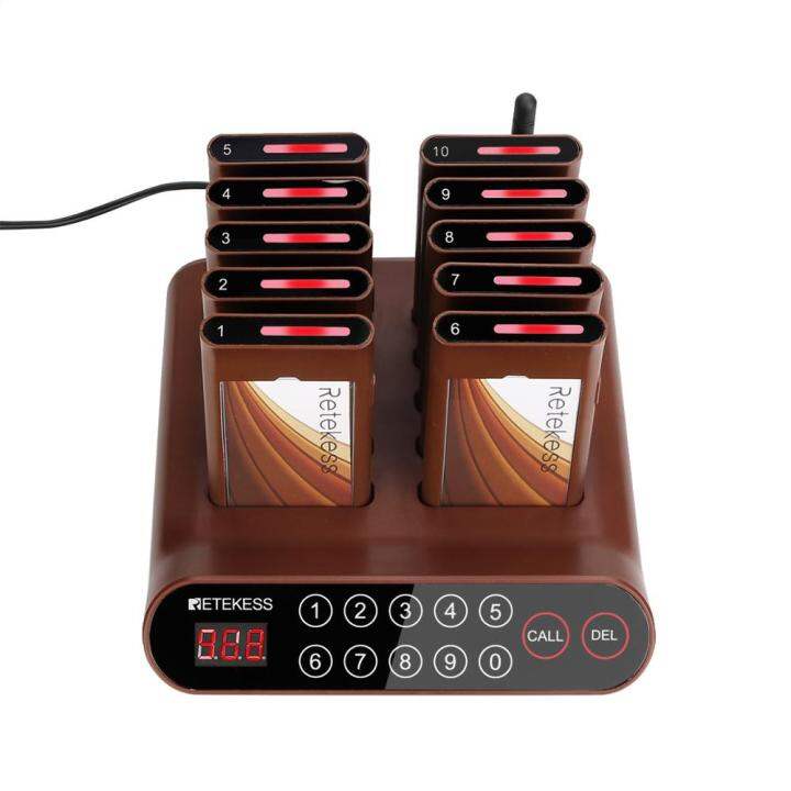 Retekess ระบบ T116A เพจจิ้งร้านอาหาร,การสนับสนุนเพจเจอร์998รถไฟเหาะตัว ...