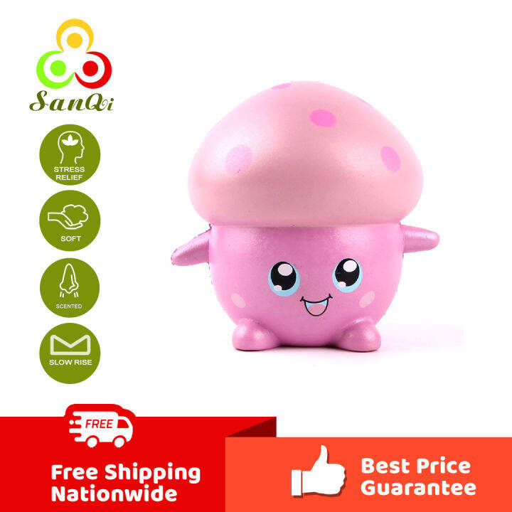 SanQi Elan SQ007 Super Slow Rise Pink Mushroom Scented Squishy | Lazada PH