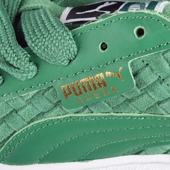 PUMA Puma men's and women's defective SUEDE woven leather shoes 353982 ...