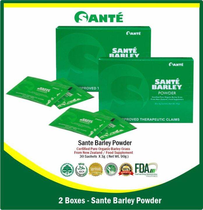 Sante Barley Powder, Barley Grass, Sante Barley Authentic and Original ...