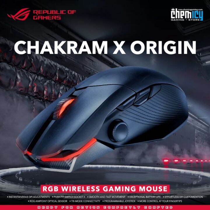 Asus ROG Chakram X Origin Wireless Gaming Mouse | Lazada Indonesia