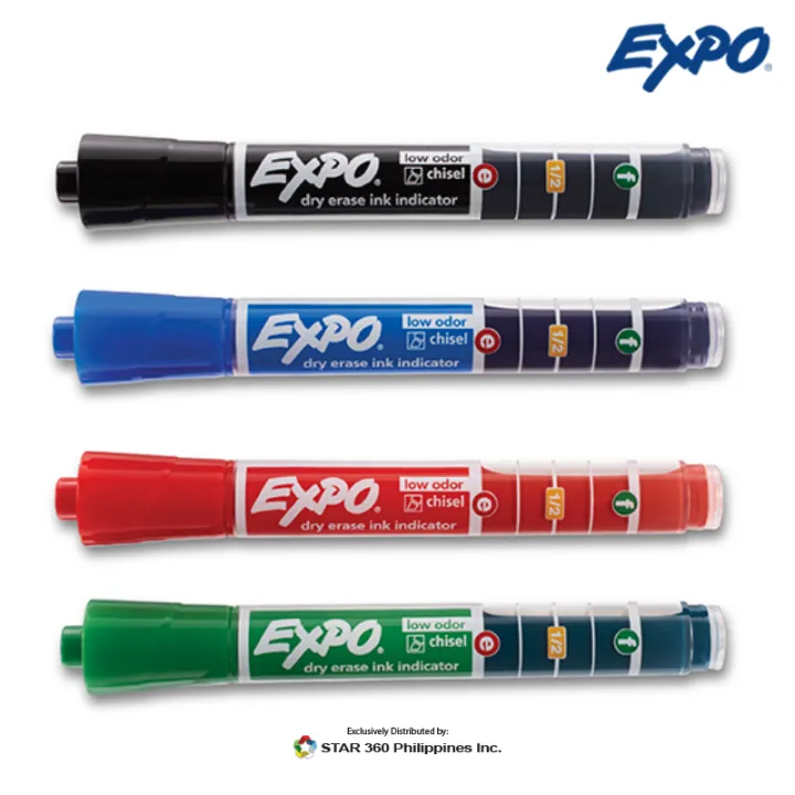 Expo Ink Indicator Dry Erase Whiteboard Marker - Chisel Tip (Pack of ...