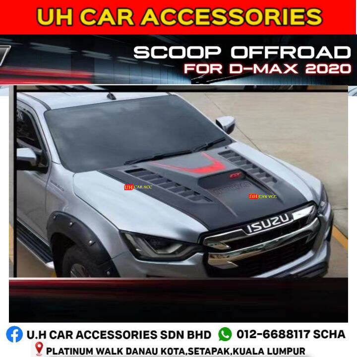 ISUZU DMAX D-MAX 2020-2023 THAILAND RBS FRONT BONNET BONET HOOD SCOOP ...