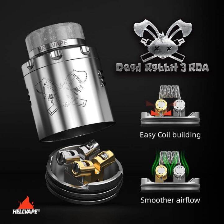 SALE Hellvape Dead Rabbit RDA V3 Atomizer Vape Accessories | Lazada PH