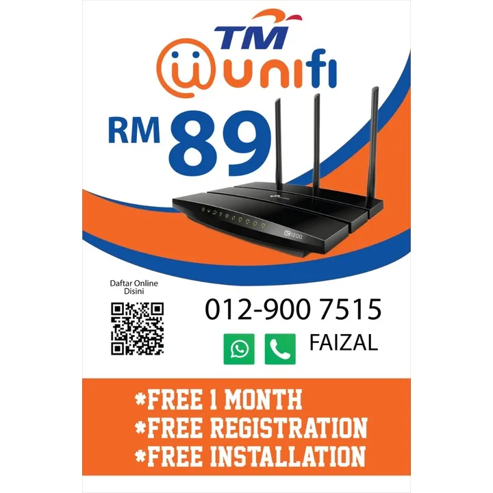 Bunting Unifi, Bunting Iklan Unifi, Bunting Telco dan Banner | Lazada