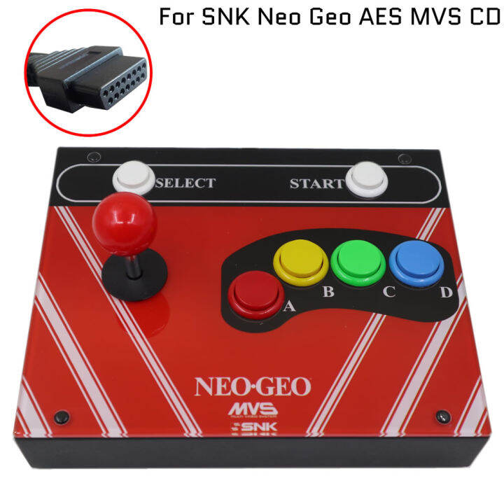 NEOGEO 6 Buttons 15Pin Piso Arcade Joystick Controller Artwork Panel ...