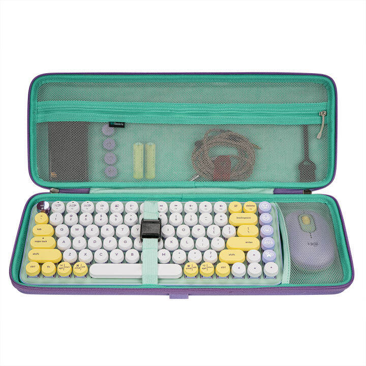 GEEKRIA 75% Keyboard Case, Hard Shell Travel Carrying Bag for Compact ...