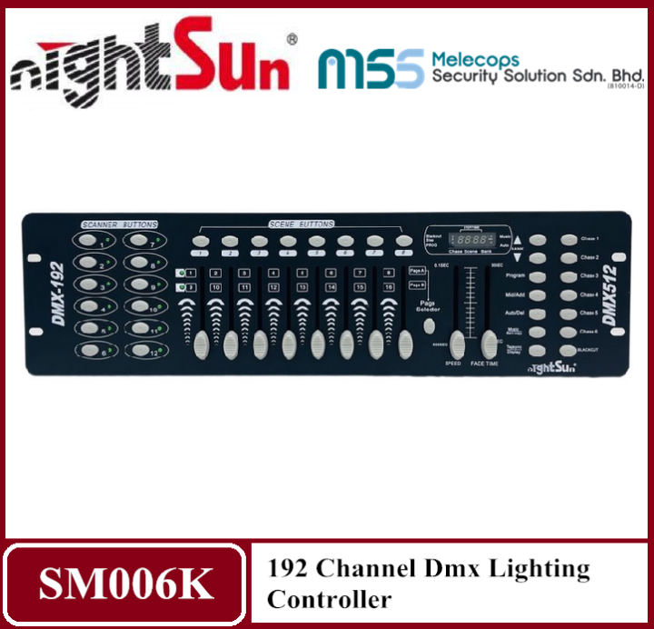 NIGHTSUN SM006K 192 Channel Dmx Lighting Controller | Lazada