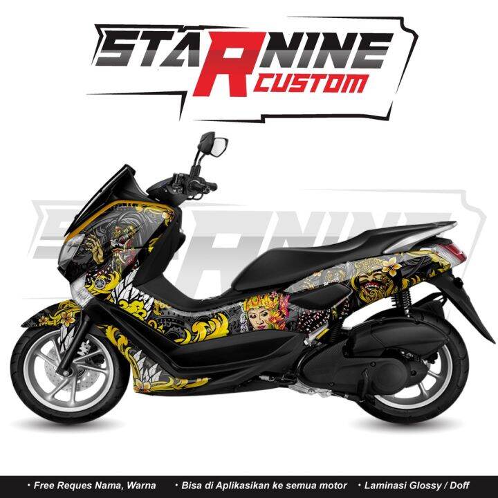 Stiker nmax bali sticker full nmax barong decal n max barong | Lazada ...