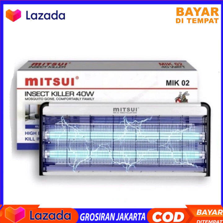 Perangkap Nyamuk Lalat/Insect Killer Mitsui Mik 02- 20w/40w | Lazada Indonesia
