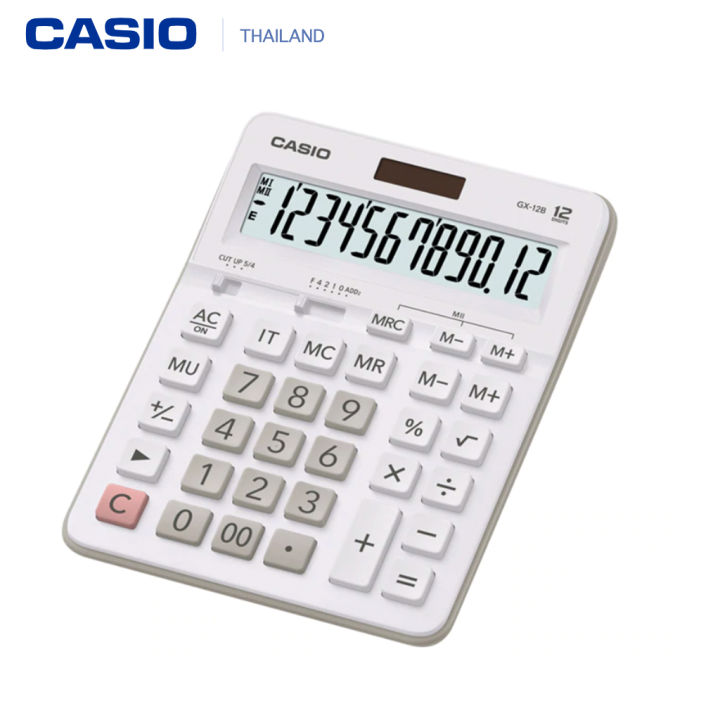 Casio เครื่องคิดเลข GX-12B ของแท้ 100% ประกันศูนย์เซ็นทรัลCMG2 ปี จากร้าน M&F888B | Lazada.co.th