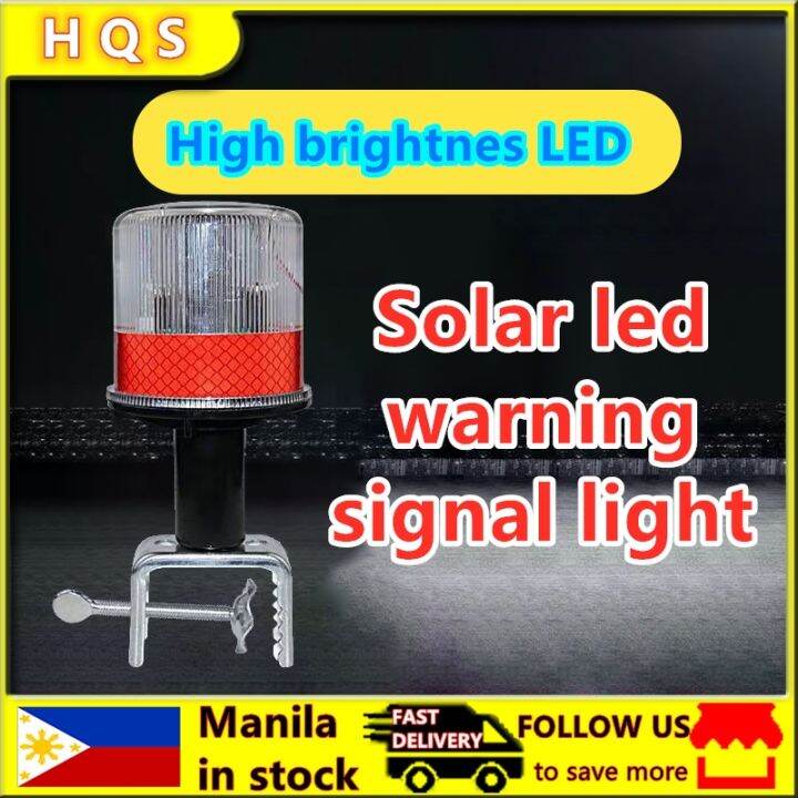 Emergency light Flash Indicator Solar LED warning light Red Fishing ...