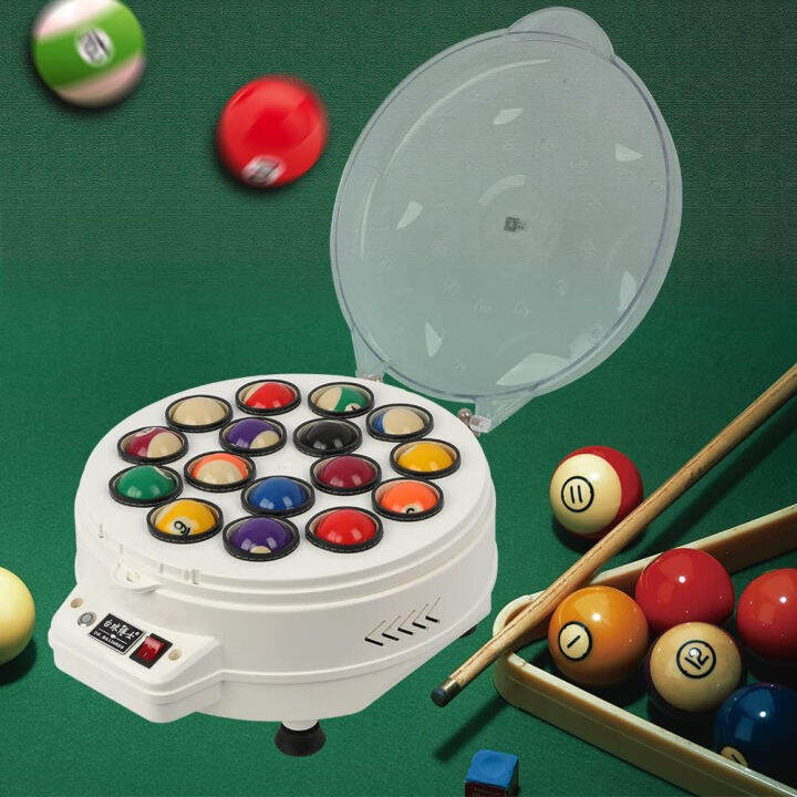 Pool Ball Polishing Cleaning Machine Snooker Cleaner 16/22 Balls ...
