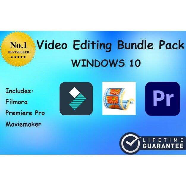 Video Editor Bundles pack / 3 in 1 / for Windows 10 OS and Mac OS ...