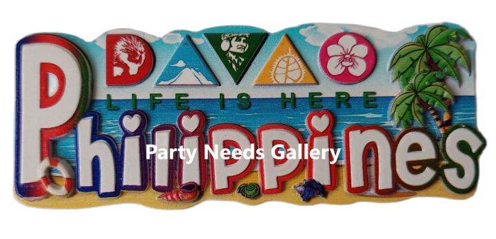 Philippines Davao Ref Fridge Magnet Kitchen Decor Collectibles Souvenir ...