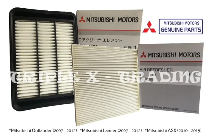 COMBO Mitsubishi AC Cabin Filter for Mitsubishi Outlander (2007 - 2012 ...