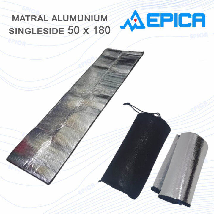 matras alumunium foil hangat ultralight ukuran 50 x 180cm | Lazada ...