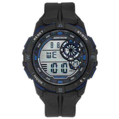 Armitron Sport Men's 40/8449BBK Chronograph Resin Strap Watch 51.5mm ...