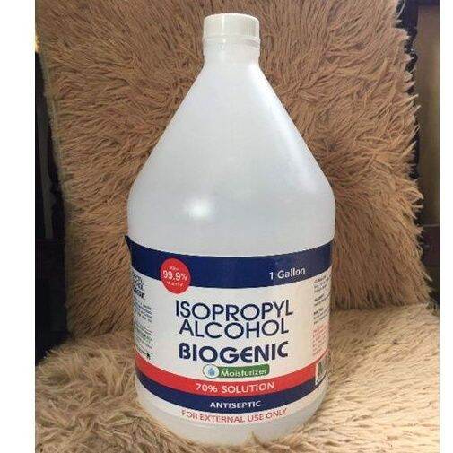Biogenic 70% Isopropyl Alcohol 1 Gallon with Moisturizer | Lazada PH