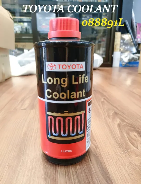 1 Botol Jamin Original Toyota Long Life Car Radiator Coolant Kereta 1L 1000mL UMW Genuine Toyota ...