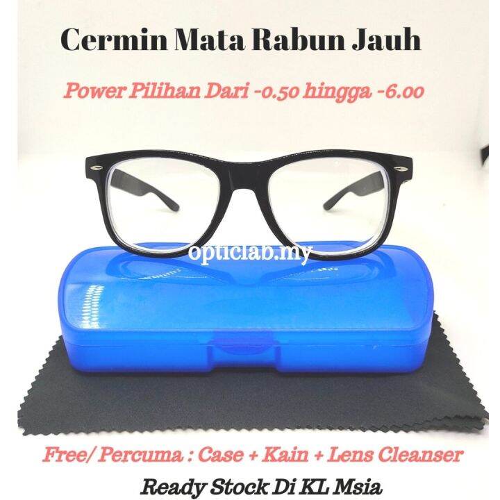 Cermin Mata Rabun Jauh Korea Design Power Lens dari 075 hingga 600 ...