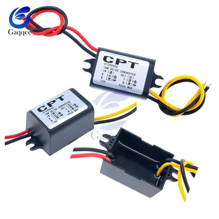 Gaqqee DC to Buck Converter Regulator 12V Step Down to 9V 2A 15W Power ... Gaqqee DC to Buck Converter Regulator 12V Step Down to 9V 2A 15W Power ...