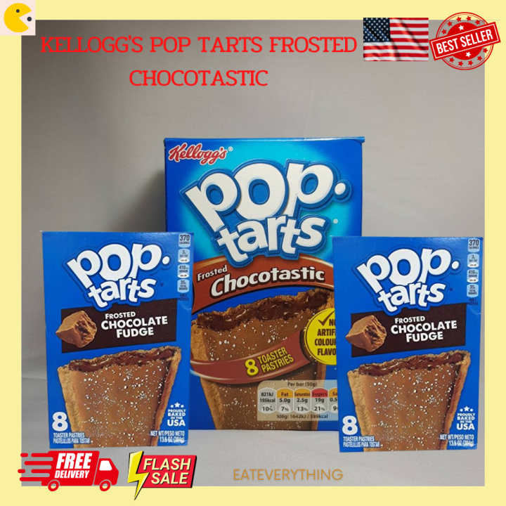 Set 2 กล่อง Kellogg's Pop tarts Frosted Chocotastic 768g เคลลอกก์ ป๊อป ...