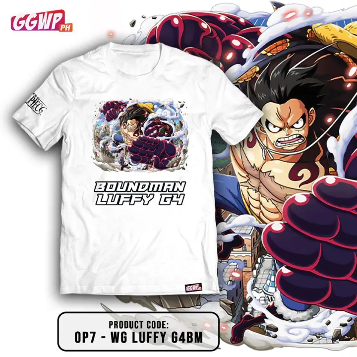 GGWP - One Piece Monkey D. Luffy Movie High Quality White Dry-Fit ...