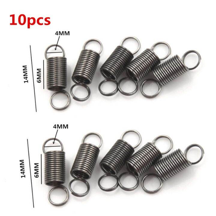 10pcs/lot 10mm Draw To 30mm Stainless Steel Small Tension Spring With ...
