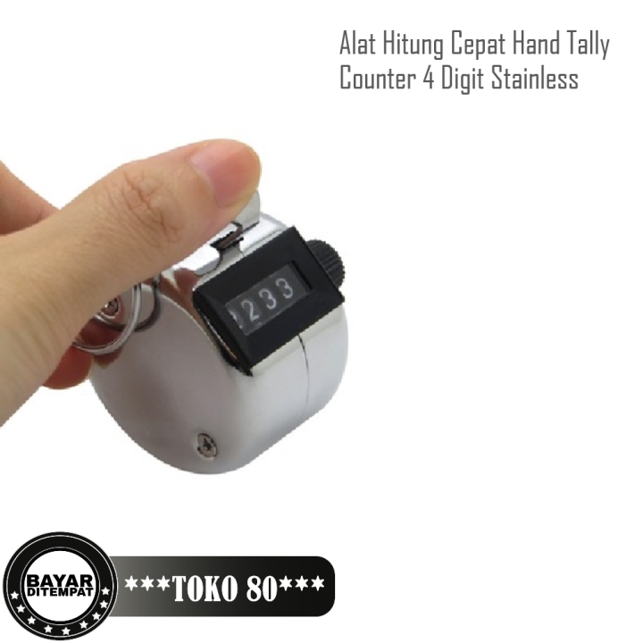 Alat Hitung Cepat Hand Tally Counter 4 Digit - Tally Counter Click ...