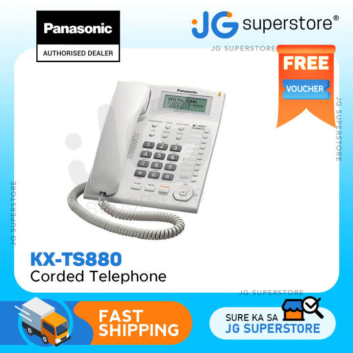 Panasonic Integrated Corded Telephone with One-Touch Dialer Stations ...