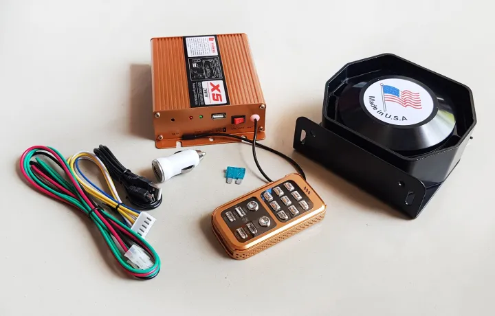 Wang Wang Siren Amplifier with Speaker and Public Address | Lazada PH