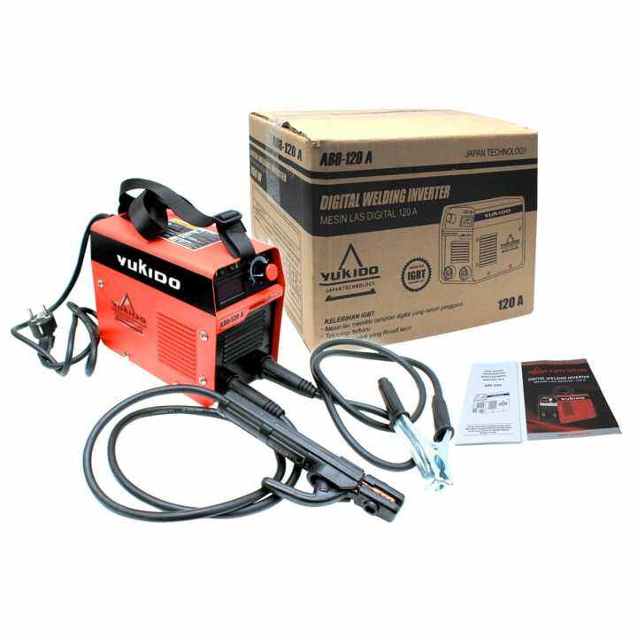 YUKIDO PRO 450W Mesin Travo Las IGBT MMA-120A 450Watt Lasan Listrik ...