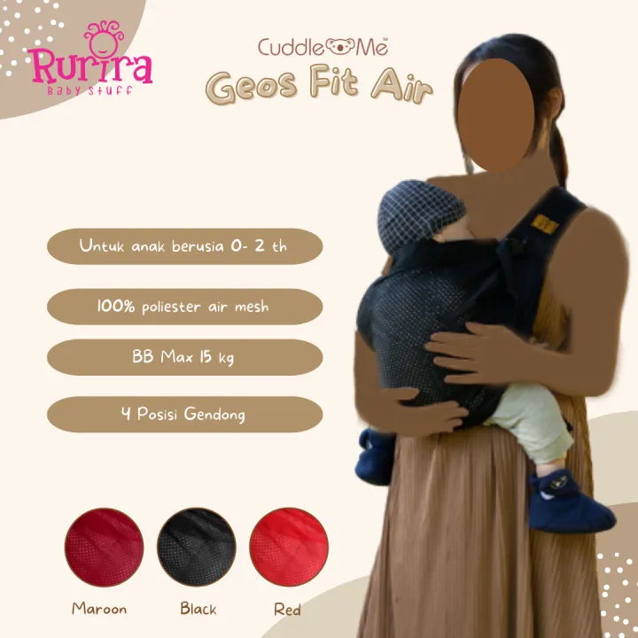(NEW) CuddleMe Geos Fit - Gendongan Instan | Lazada Indonesia