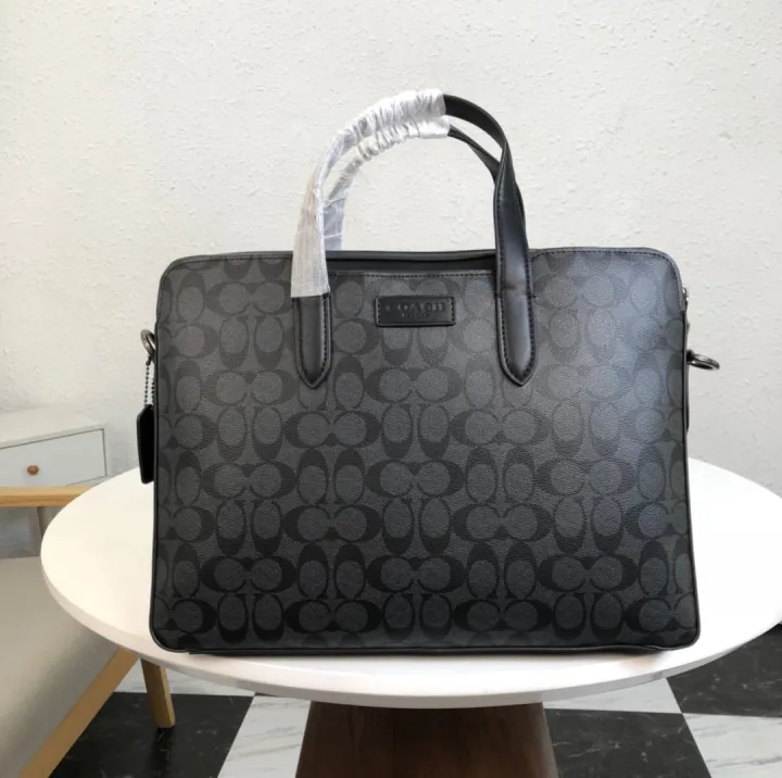 Original C2837 Coach Penn Brief In Signature Canvas - Black | Lazada PH