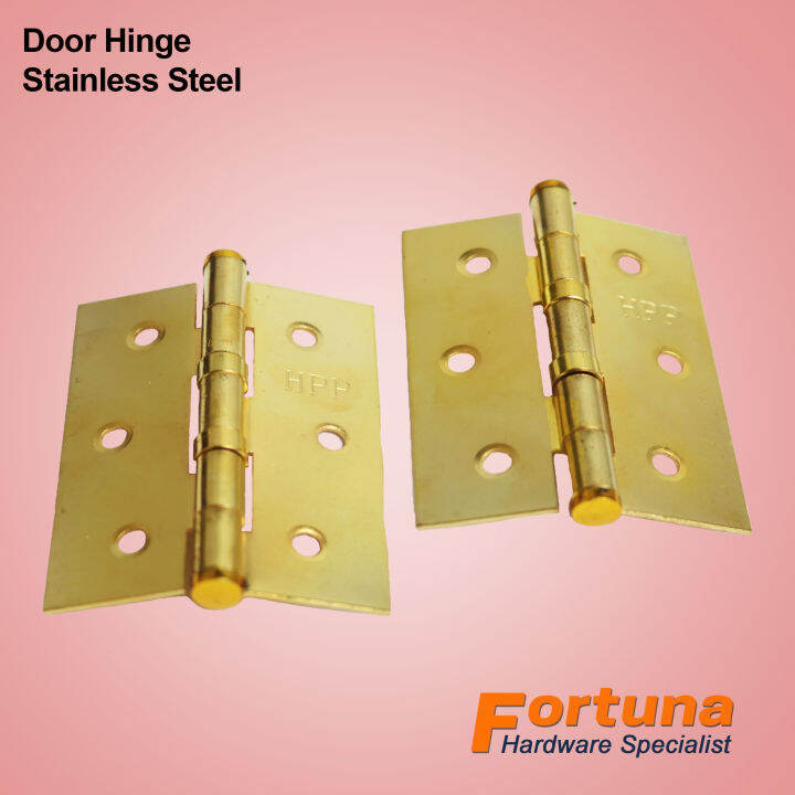 FORTUNA Engsel Pintu Kuning HPP 3 Inci Inch Jendela Tebal | Lazada ...