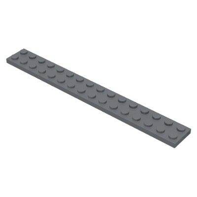 Lego part (ชิ้นส่วนเลโก้) No.4282 Plate 2 x 16 | Lazada.co.th
