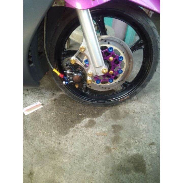 Nissin 220mm disk with bracket for mio sporty stock caliper | Lazada PH