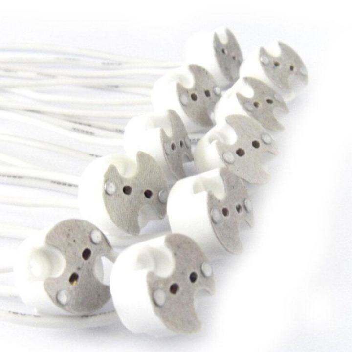KingD 10pcs MR11 MR16 GU5.3 G4 Wire Connector Halogen LED Bulbs Holder ...