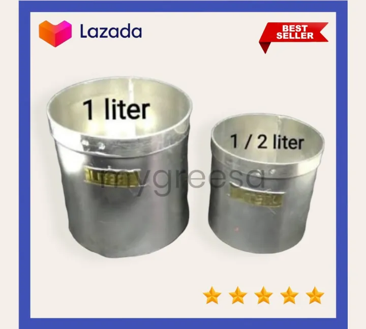 Literan Beras 1/2 Liter dan 1 Liter Serbaguna / Ukuran Beras ...