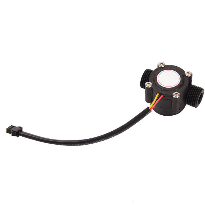 NEW 1/2'' Water Flow Sensor Control Effect Flowmeter Hall 1-30L/min For ...