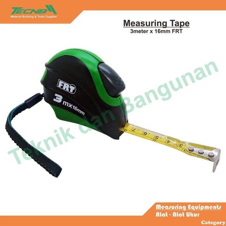 Rol Roll Meter Meteran Tarik Rol Auto Stop 3M x 16mm FRT | Lazada Indonesia