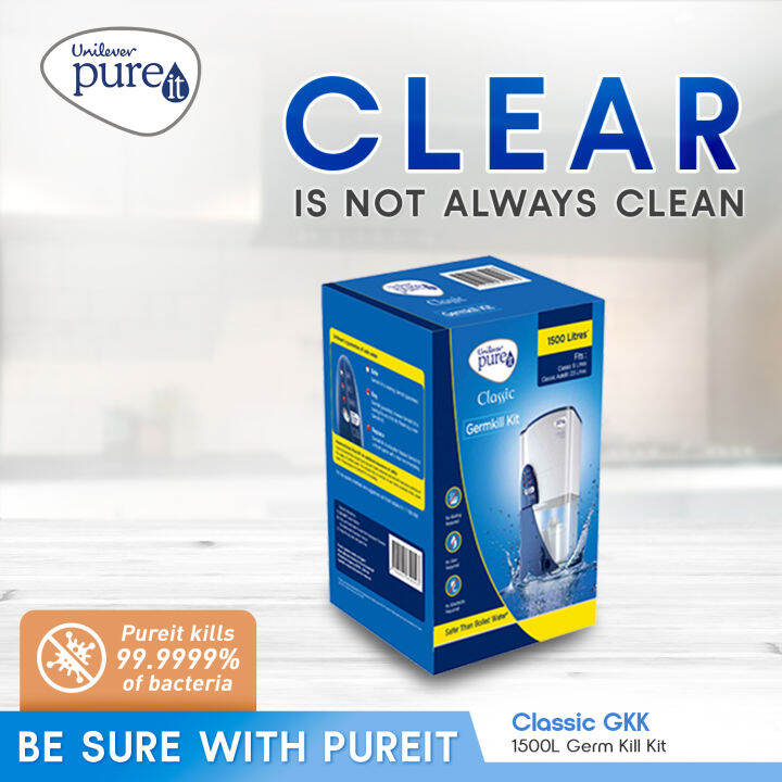 Pureit GKK CLASSIC 1500L Water Purifier Filter | Lazada PH