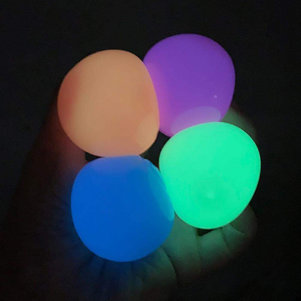 45mm Luminescent Stiky Balls Throw At Ceiling Stick Squash - Puket Stores