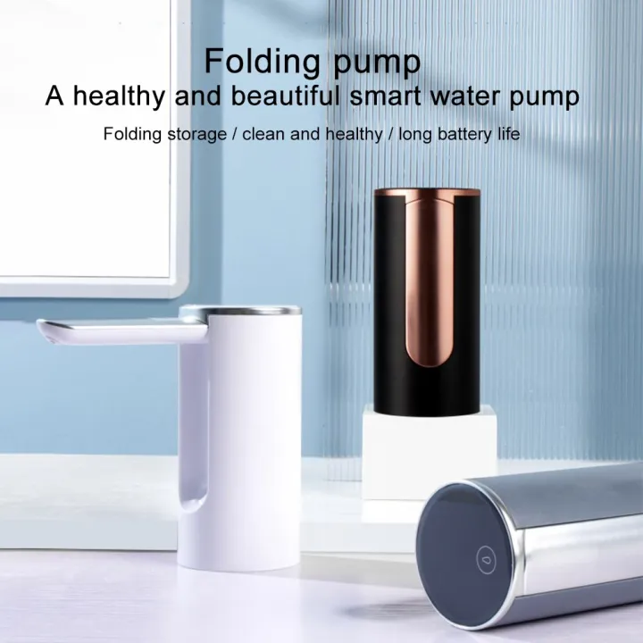 Foldable Water Pump Automatic Dispenser USB Charging Portable Mini ...