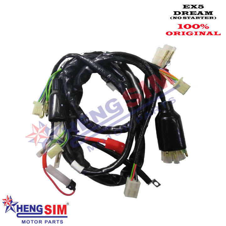 EX5 DREAM (ORIGINAL) (NO STARTER) WIRING BODY WIRE HARNESS FULL SET ...