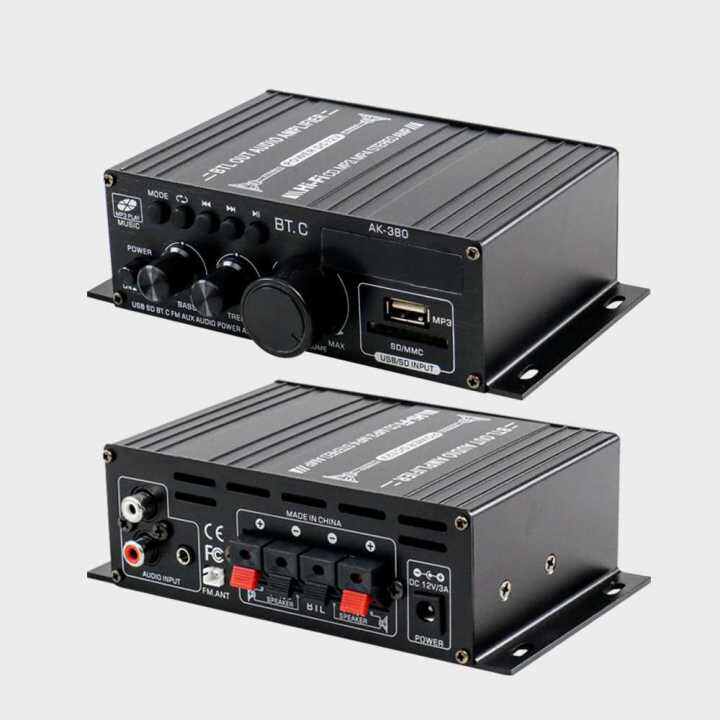 COD LEORY Ampli Mobil Penguat Daya Audio Bluetooth Car Power Amplifier ...